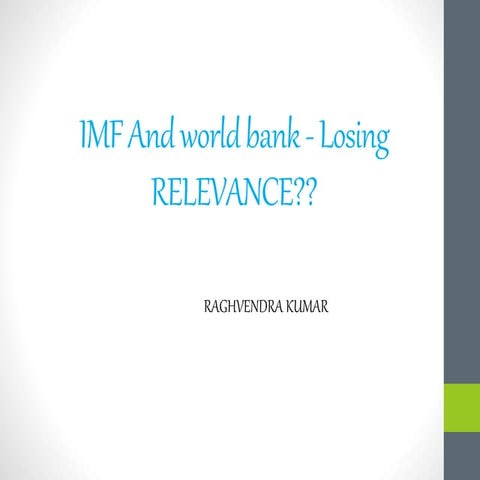 Imf world bank | PPT