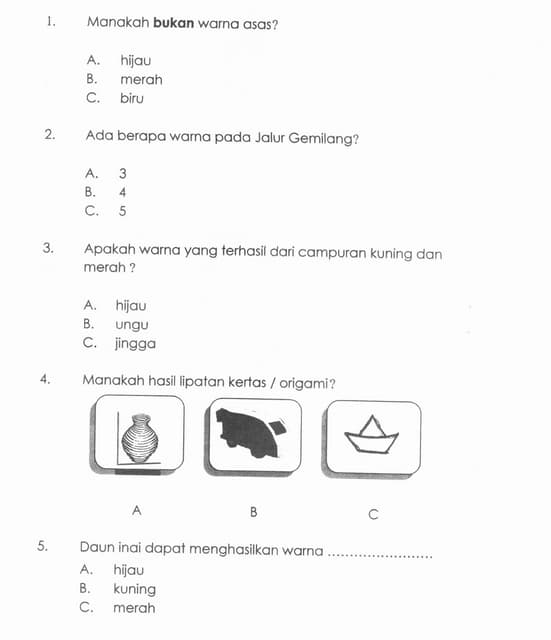 Soalan akhir tahun 4 psv | DOC