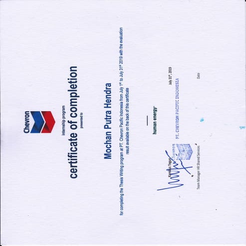 Internship Certification | PDF