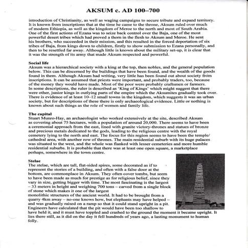 Aksum Reading 2 | PDF