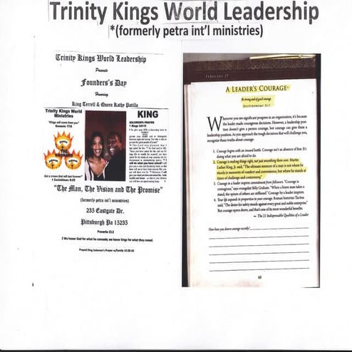 Trinity Kings World Leadership: A Leader's Courage | PDF | Religion ...