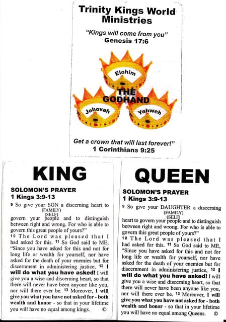 Trinity Kings World Leadership: On Board "AIR FORCE ONE" | PDF