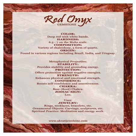 Radiant Red Onyx Collection | PDF