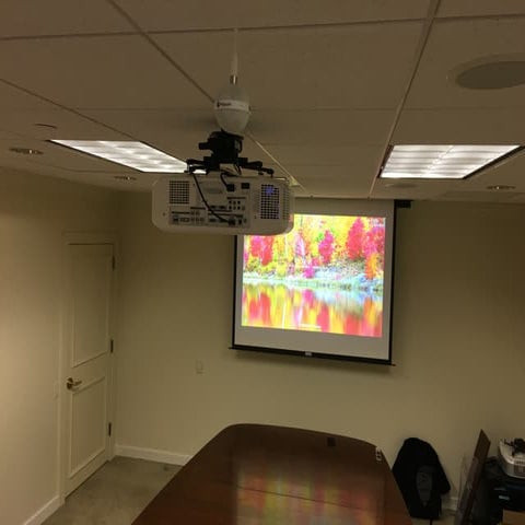 Drop Down Screen & LCD Projector | PPT