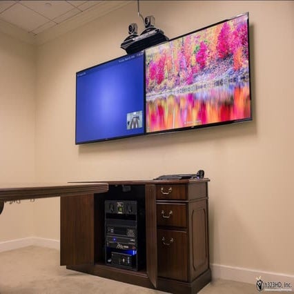 60" Monitors w/ Polycom - 1 | PPT