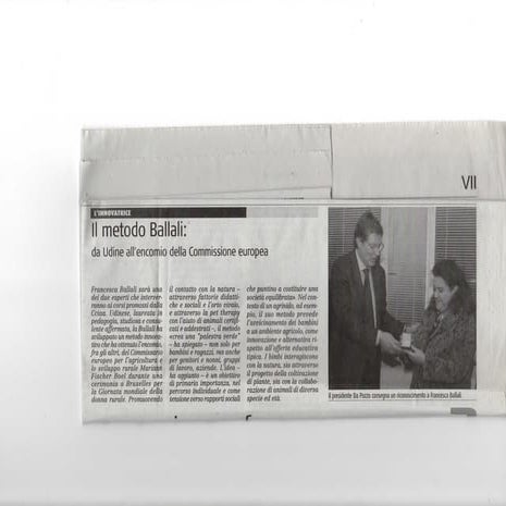 Encomio della Commissione Europea al Metodo Ballali | PDF