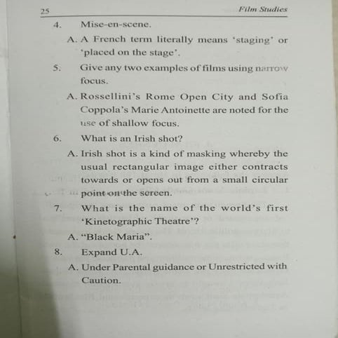 Film studies guide part 3 | PDF