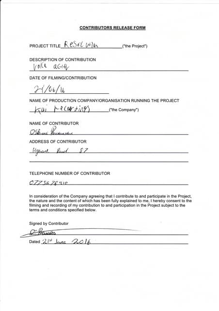 Adult contributor-agreement | PDF