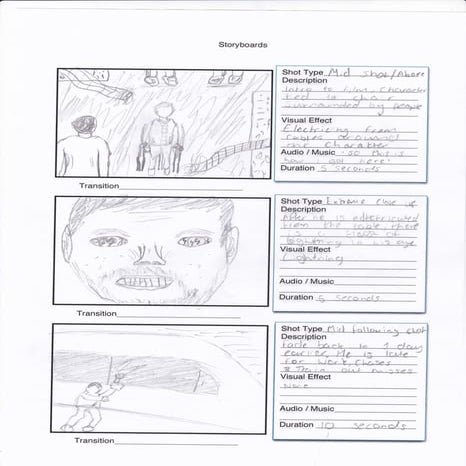 Horror Storyboard | PDF