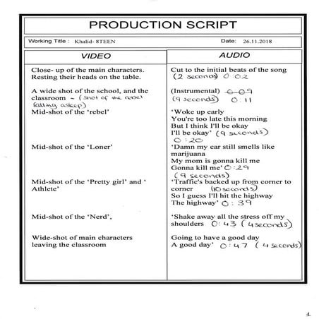 Chocolate Storyboard | PPT
