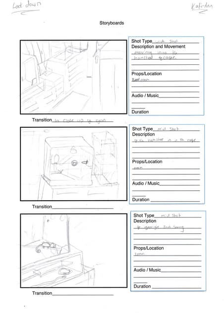 Short film storyboard | PDF