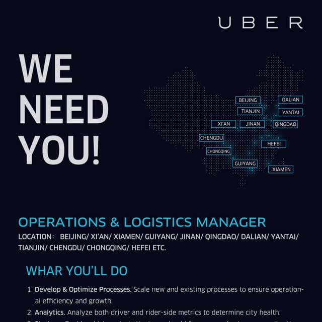 UBER IS HIRING! | PDF