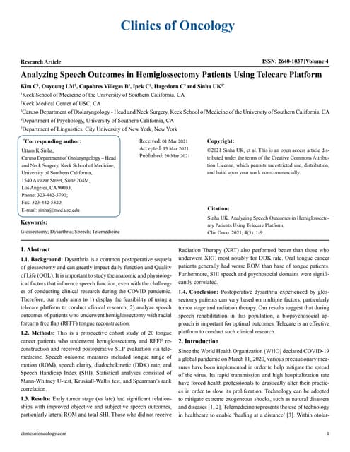 Glossectomy presentation | PPTX | Ear, Nose and Throat Conditions ...