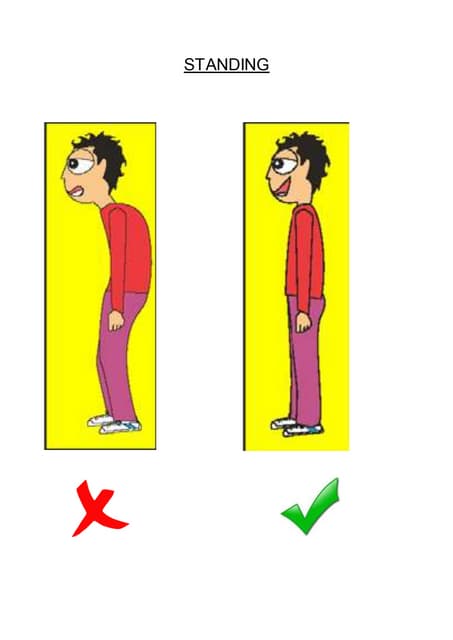 Good and bad postures & yoga postures | DOC
