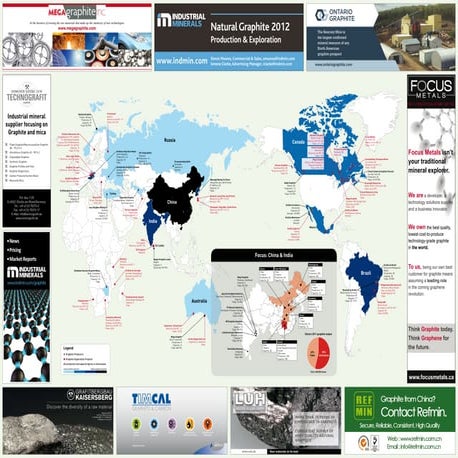 Natural Graphite Industry World Map 2012 | PPT