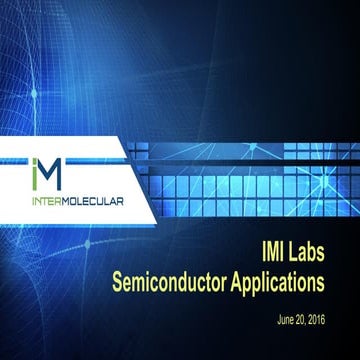 IMI Labs Semiconductor Applications | PDF | Data Storage and ...