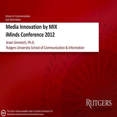 iMinds 2012 | PPT