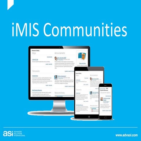 iMIS Online Communities | PPT