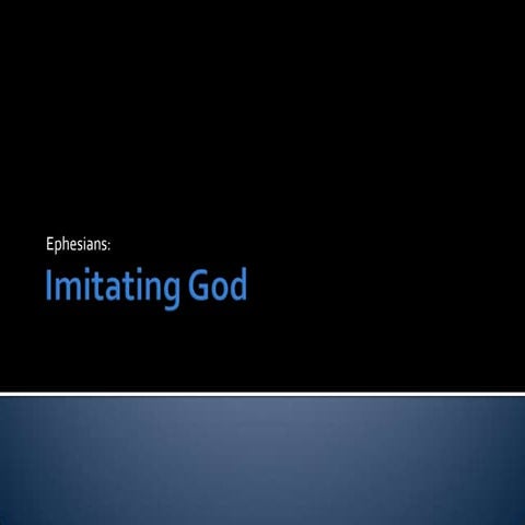Imitating god - 04 March 2012 | PPTX