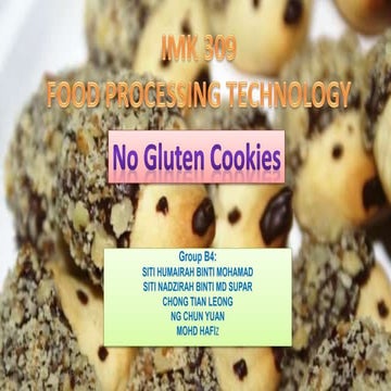 NON GLUTEN COOKIES | PPTX