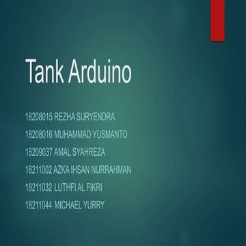 Arduino Tank | PPTX
