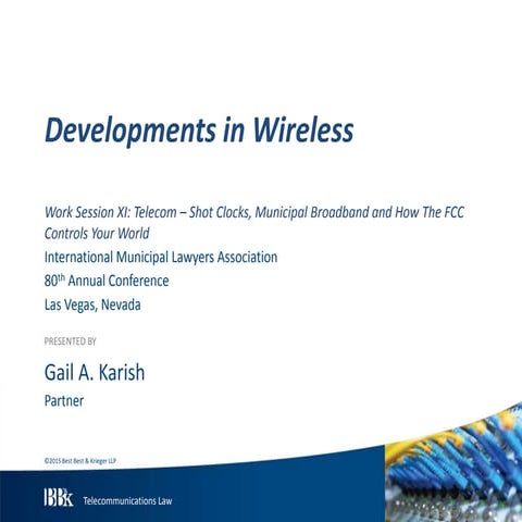 Developments in Wireless | PPTX
