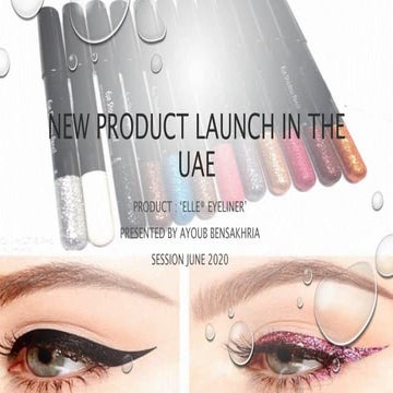 New cosmetics Product launch in the Middle East (UAE) | PPTX
