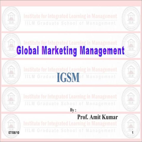 Imm unit-04 (global market entry & export marketing) | PPT