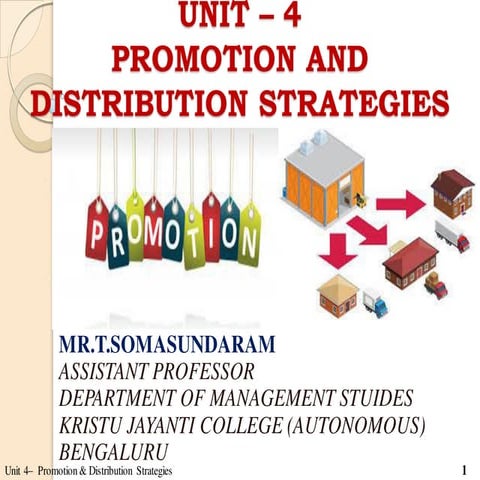 International Marketing Management - Promotion & Distribution ...