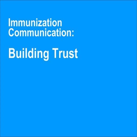 Imm communication, building trust, aefi workhop, cahndigarh, nov 8 9,05 ...