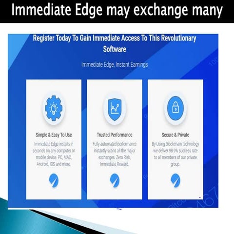 Immediate Edge may exchange many resources | PPTX