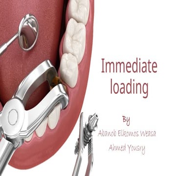 Immediate implant loading prosthodontics.pptx