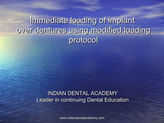 Immediate Loading Dental Implants In Bandra | Dental Implants In Mumbai ...