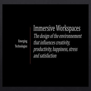 Immersive workspace | PPT
