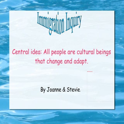 Immigration slide show | ODP