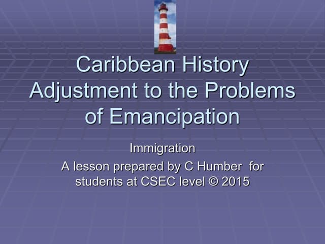 Caribbean history SBA | DOCX