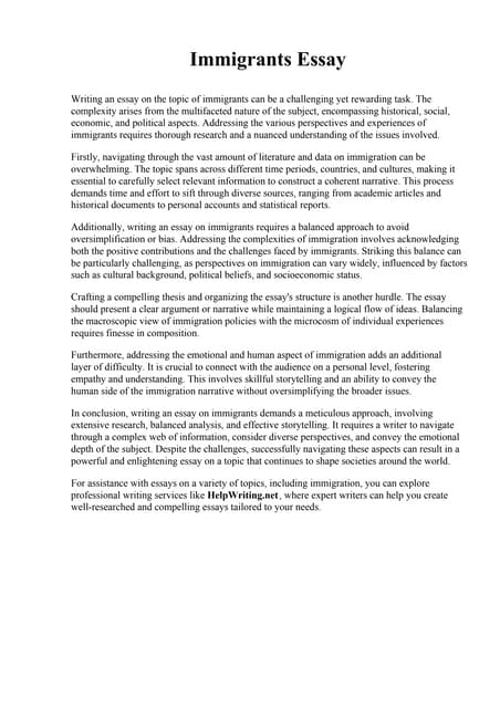 Essay On Immigrants.pdf