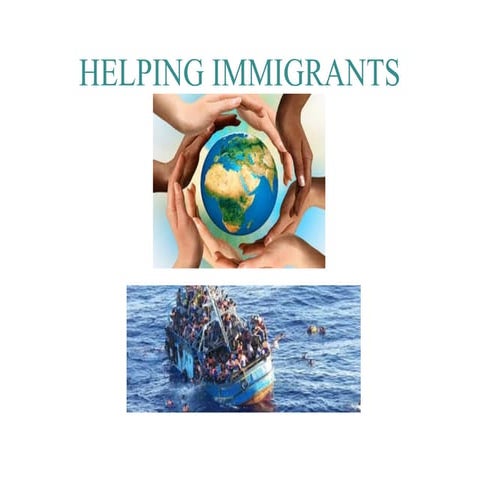 Immigrants' needs | PPT