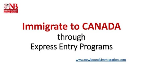Express Entry Step for Canada Immigration.pptx