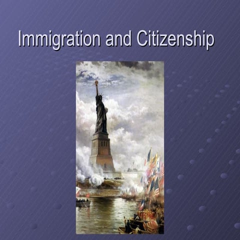 Immigration and Citizenship | PPT