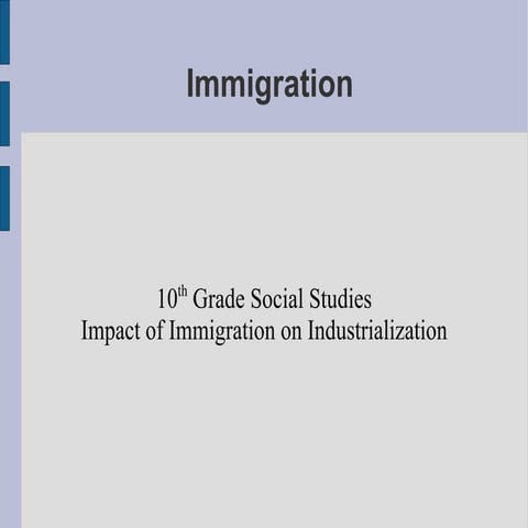 Immigration | PPT