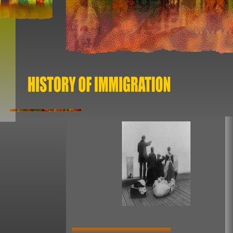 Immigration - A Summary for Grades 5-8 | PPT