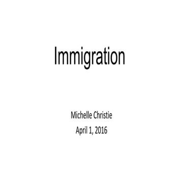 Immigration | PPT