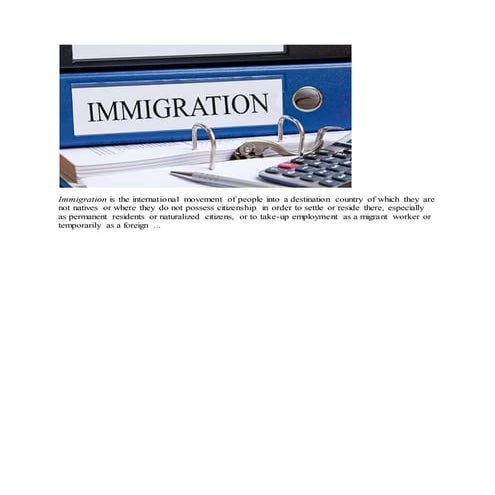 Immigration | PDF