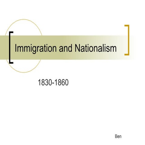 Immigration And Nativism | PPT