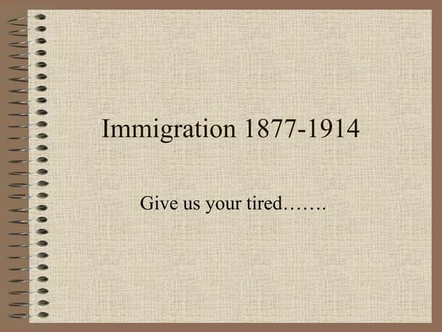 Unit 1 powerpoint #4 (the gilded age immigration) | PDF