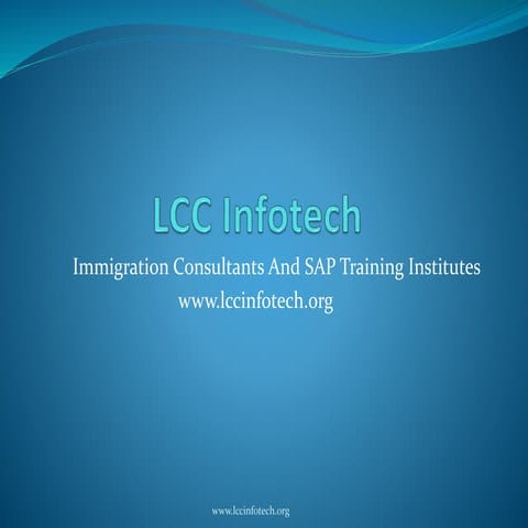 Immigration consultants lcc infotech | PPT
