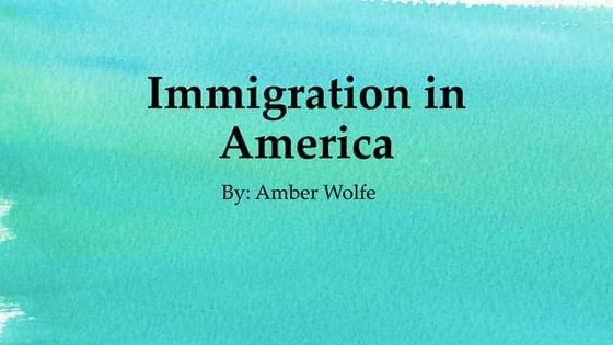 Immigration in americas poster | PPTX | Adoption and Fostering | Parenting