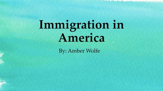 Immigration in americas poster | PPTX | Adoption and Fostering | Parenting