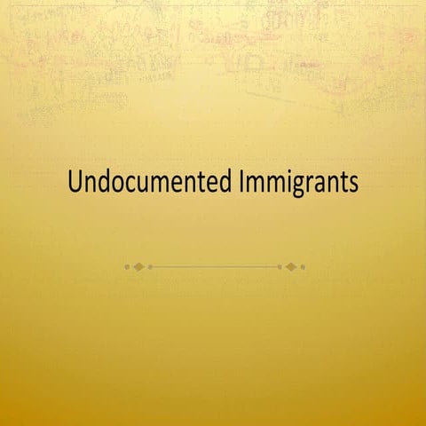 Immigration presentation april 2012 | PPT